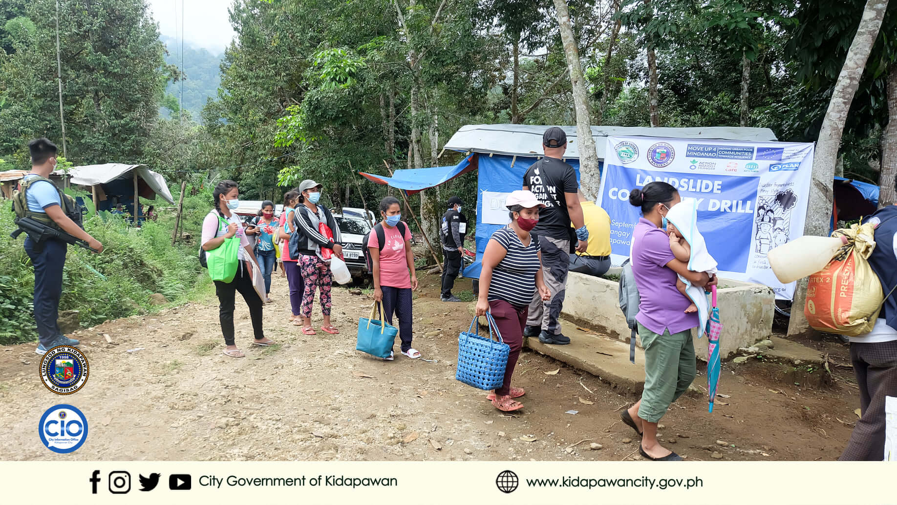 MOVE UP team co-evaluates landslide simulation drill in Kidapawan City ...